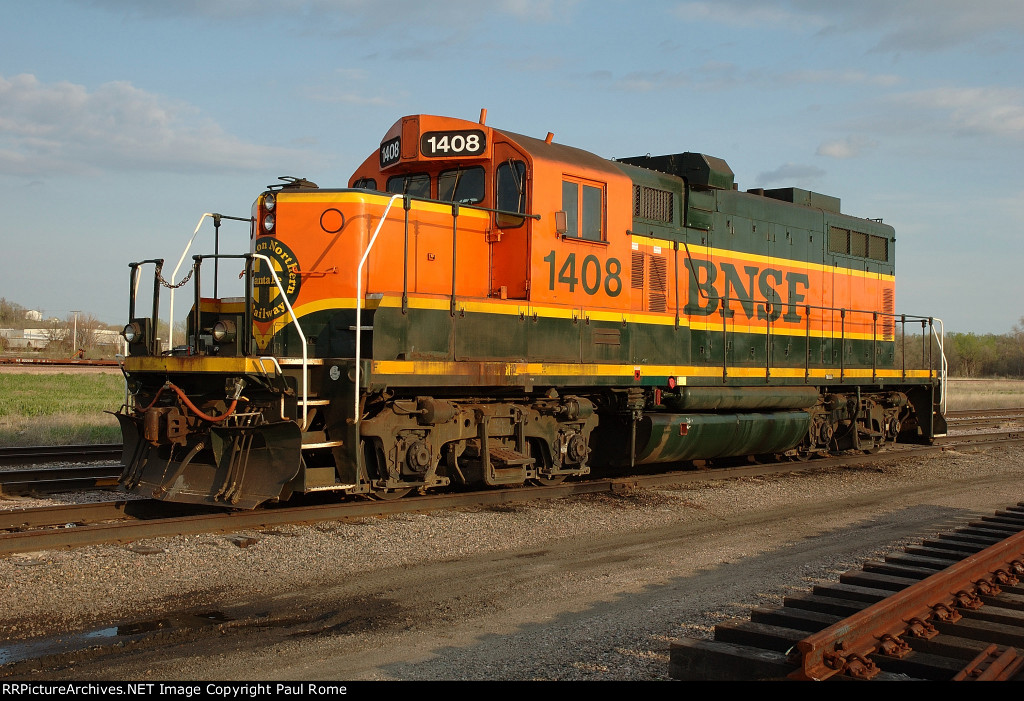 BNSF 1408, EMD GP10, ex GN Geep